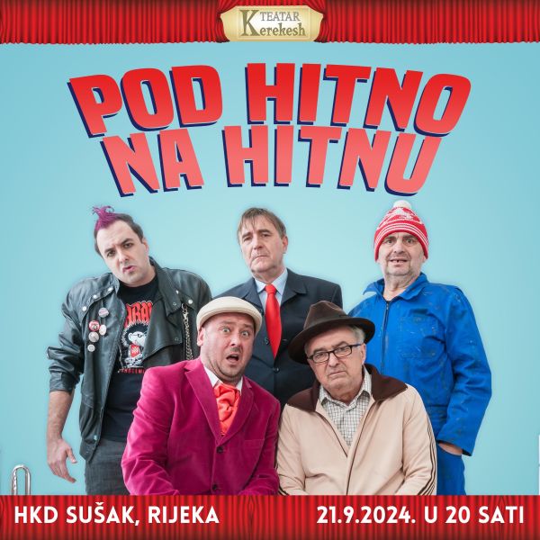Ulaznice za Pod hitno na hitnu - Kerekesh teatar, 21.09.2024 u 20:00